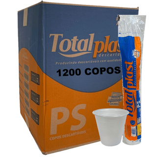 Copos 180ml Descartável Estriado Translucido P Eventos - 1200 Unidades | Shopee Brasil