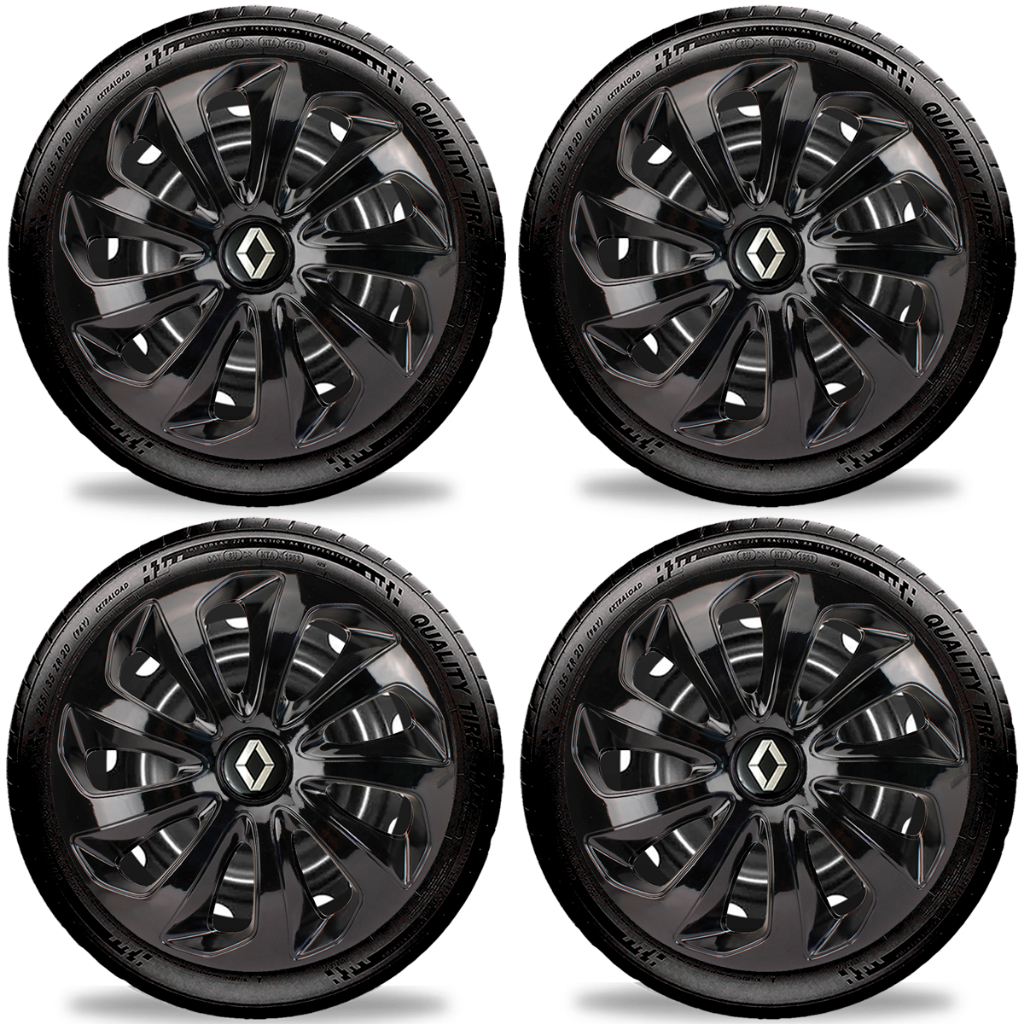 Kit 4 Carlota Esportiva Aro 14 Renault Clio Sandero Logan | Shopee Brasil