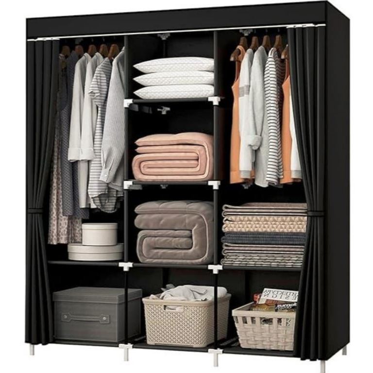 Guarda Roupa Portátil Dobrável 175cm Armário Desmontável | Shopee Brasil