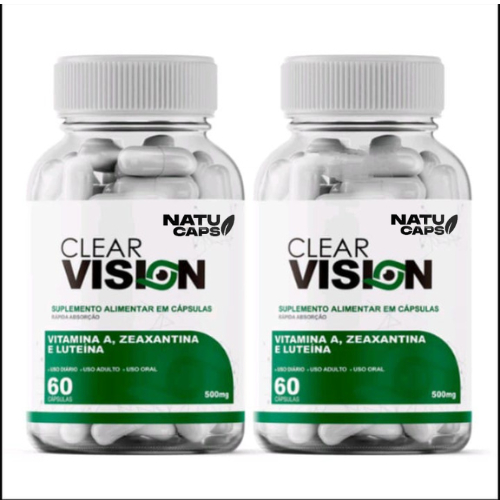 2 Un Clear Vision - Suplemento Alimentar 120 Cápsulas | Shopee Brasil