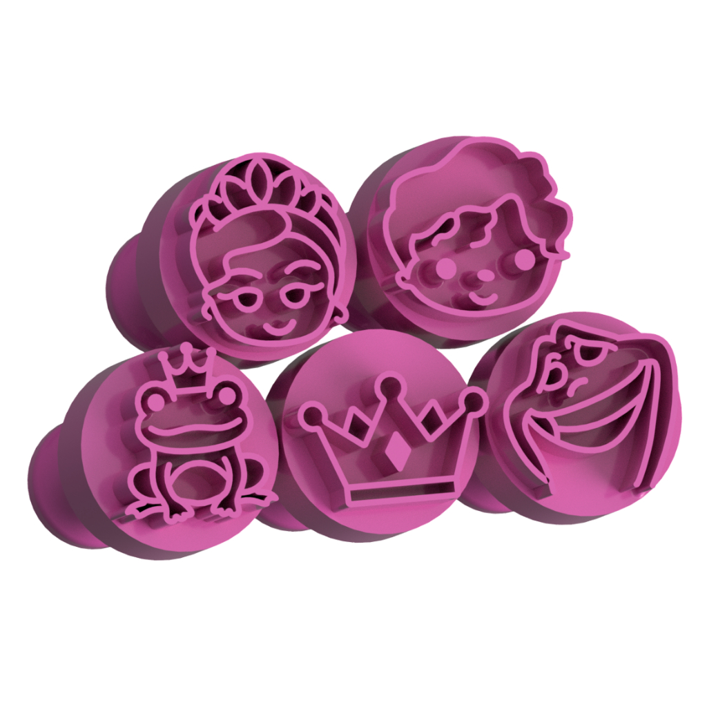 Carimbos para Doces Brigadeiro - A Princesinha e o Sapo | Shopee Brasil