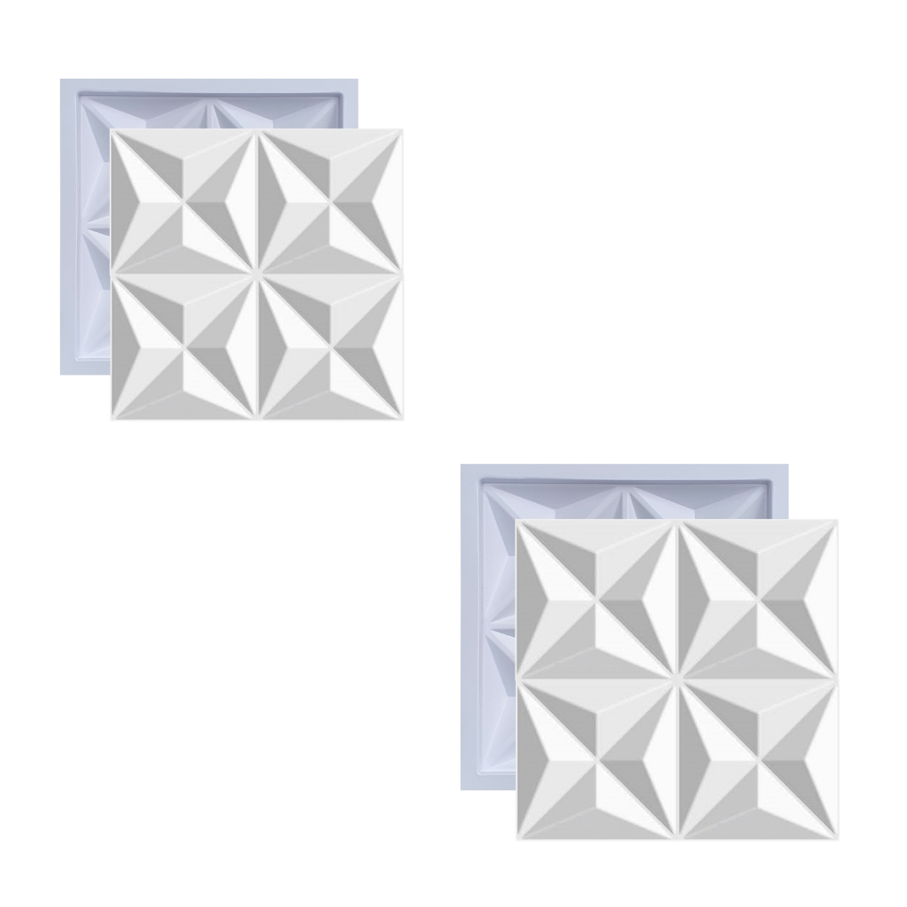 Kit 2 Formas Molde de Gesso 3D e Cimento ABS FDG Cullinans | Shopee Brasil