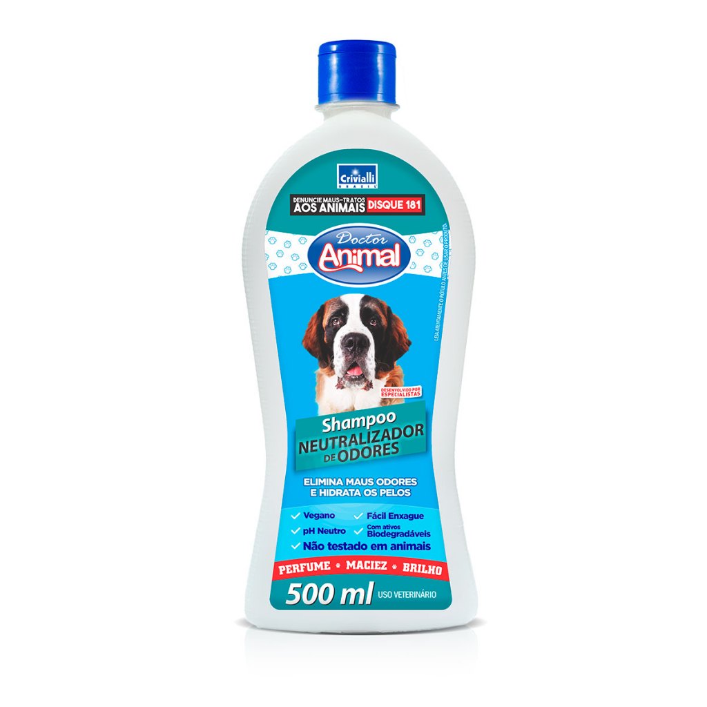 Shampoo Doctor Animal Neutralizador de Odores para Cães 500mL | Shopee ...