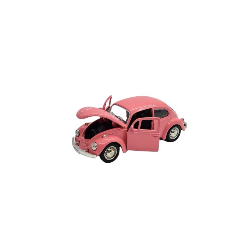 Miniatura Volkswagem Fusca Rosa | Shopee Brasil