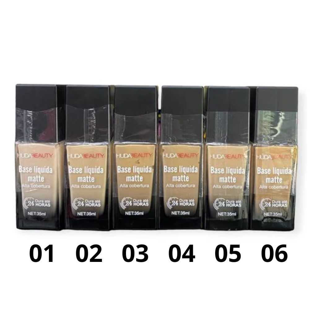 Base Líquida Matte Alta Cobertura Huda Beauty | Shopee Brasil