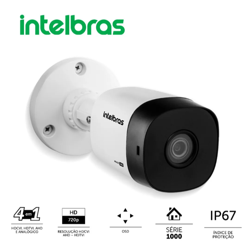 Câmera Bullet Vhc 1120b Intelbras Alta Resolução Lente 2.8mm | Shopee ...