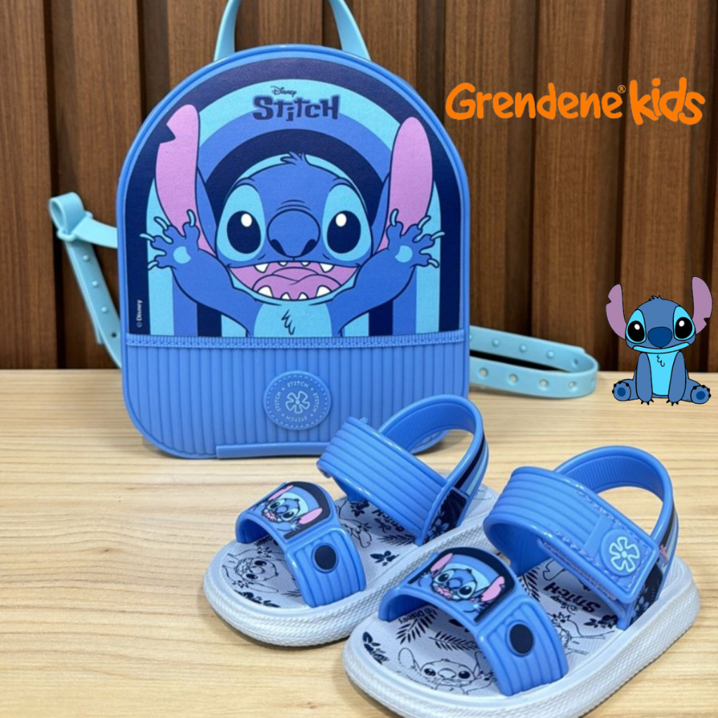 Sandália Infantil com Bolsa Kit Disney Grendene Kids Stitch Mickey e ...