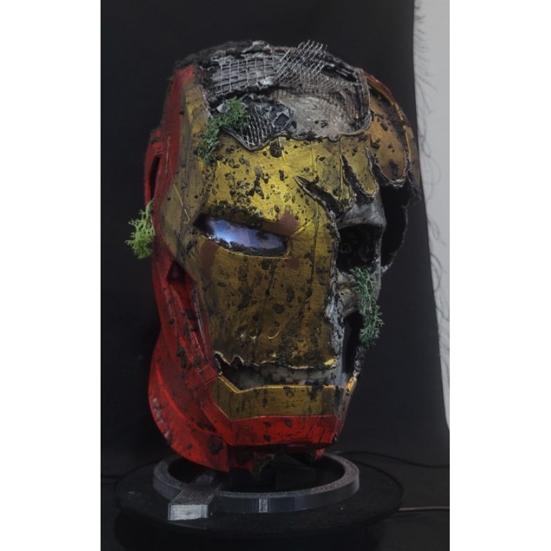 Máscara Iron man skull mk46 homem de ferro customizada com led | Shopee ...