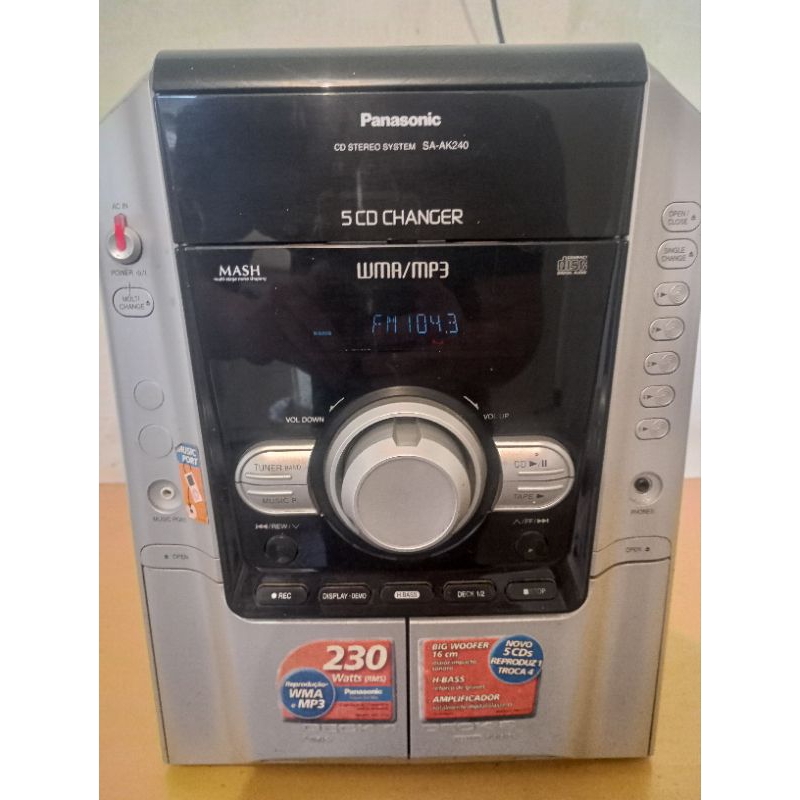 mini system Panasonic | Shopee Brasil
