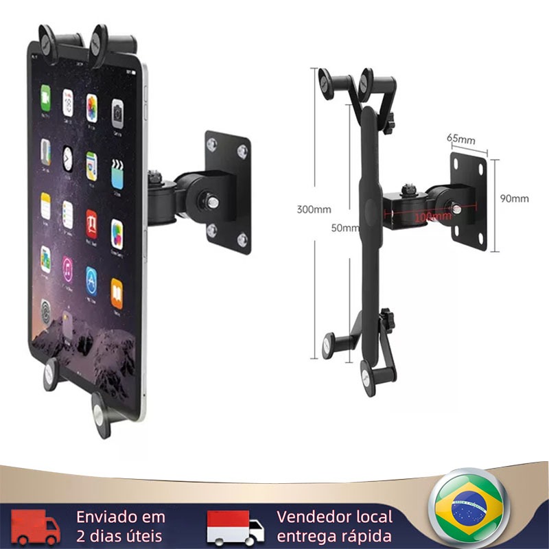 Suporte/clamp Presilha P/fixar Tablet iPad,samsung Em Parede | Shopee ...