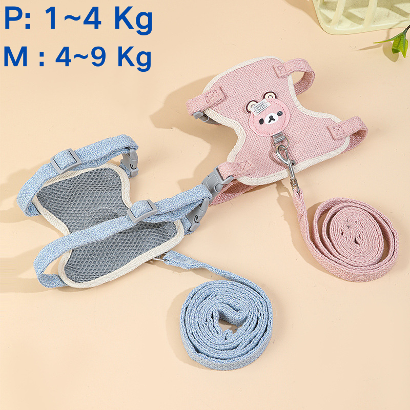 Coleira Trela Para Cachorros e Gatos Trela de Urso De Desenho Animado ...