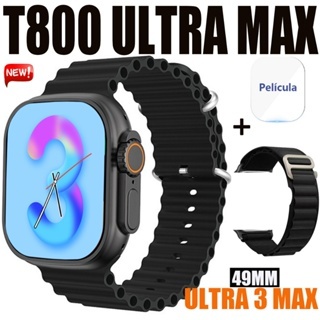 Smartwatch Watch T800 Ultra 3 max Série 10 Super Amoled Prova D'Água ...