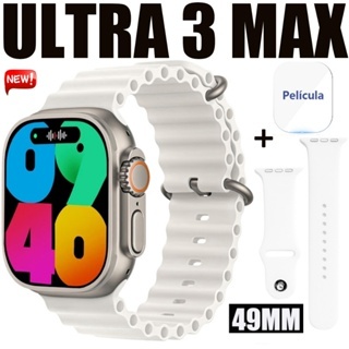 Smartwatch Watch Ultra 3 max Série 10 Super Amoled Prova D'Água ...