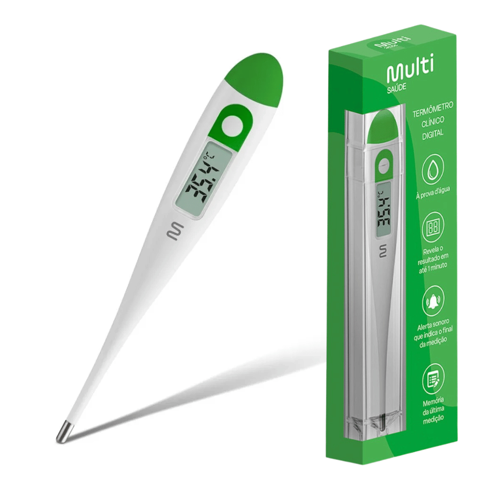 Termômetro Clínico Digital Mult | Shopee Brasil