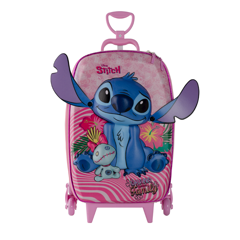 Mochila/mala Rodinha Infantil Stitch 3d - Maxtoy | Shopee Brasil