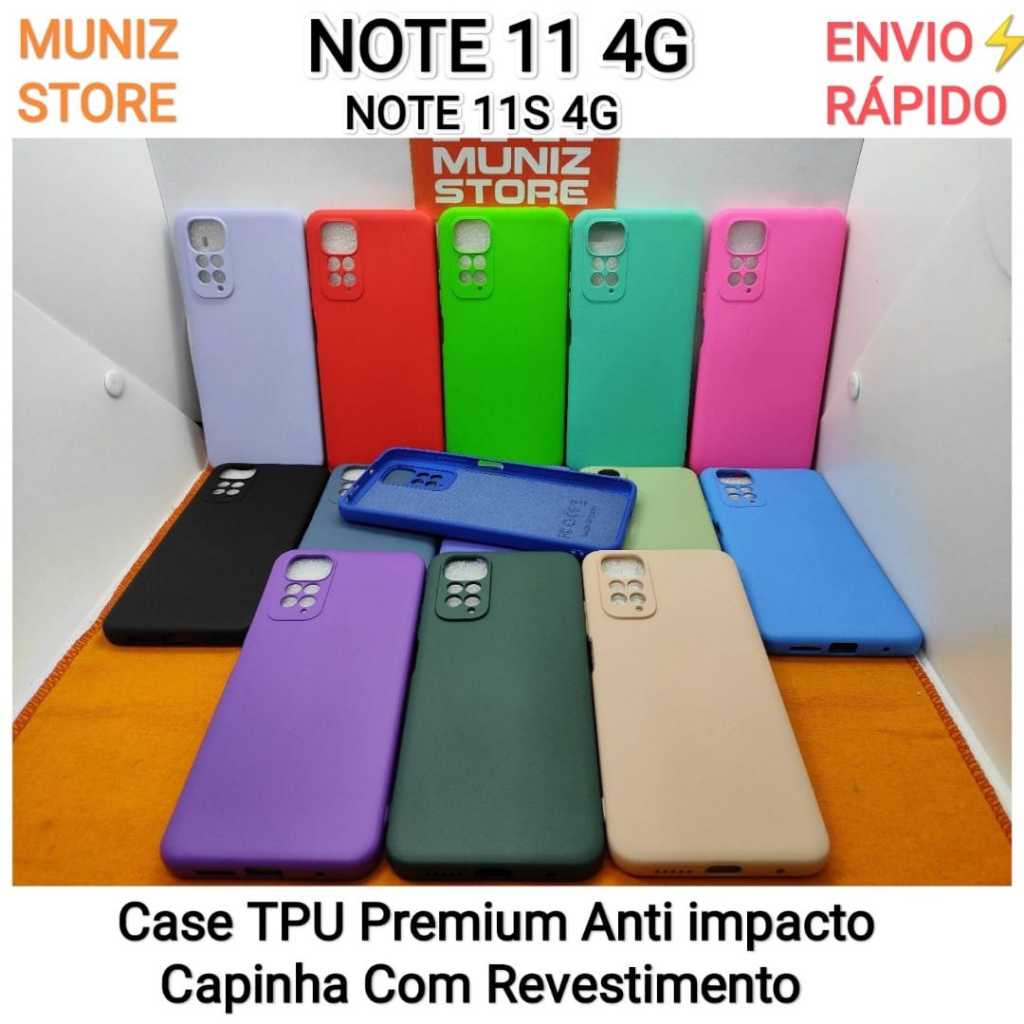 Capa Redmi Note 11/Note 11S 4G Case Xiaomi Capinha TPU Premium ...