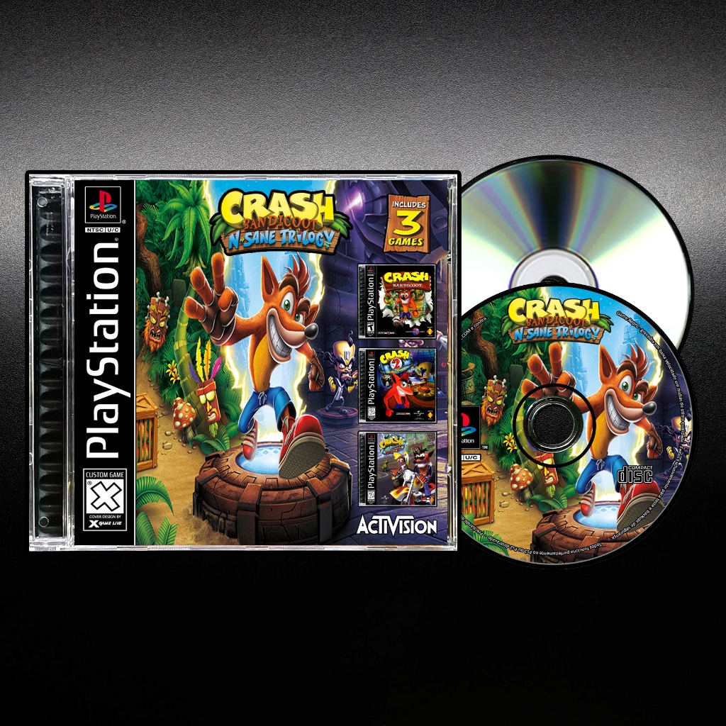 CD GAME - CRASH 3 IN 1 - PS1 By XGAMELIVE | Shopee Brasil