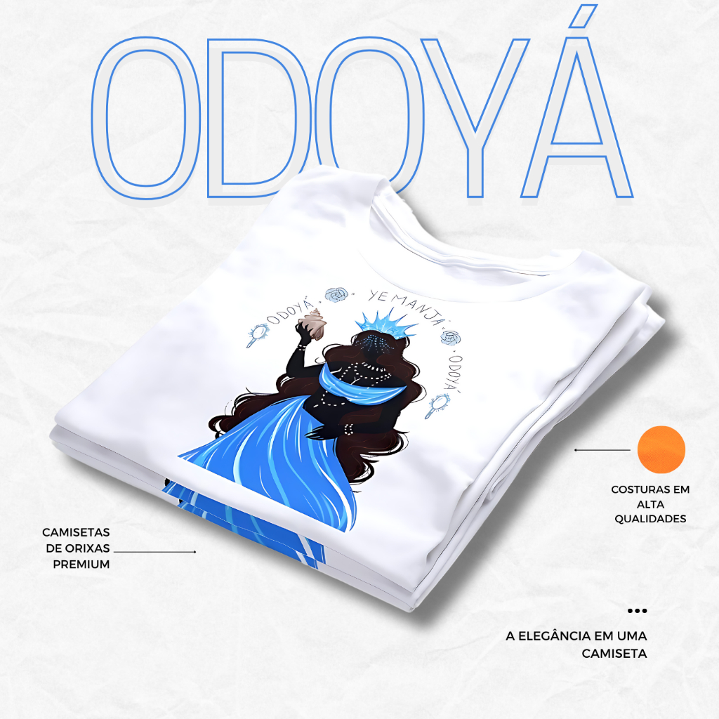 Camisa Personalizada Odoya Iemanja - Umbanda-Candomble | Shopee Brasil