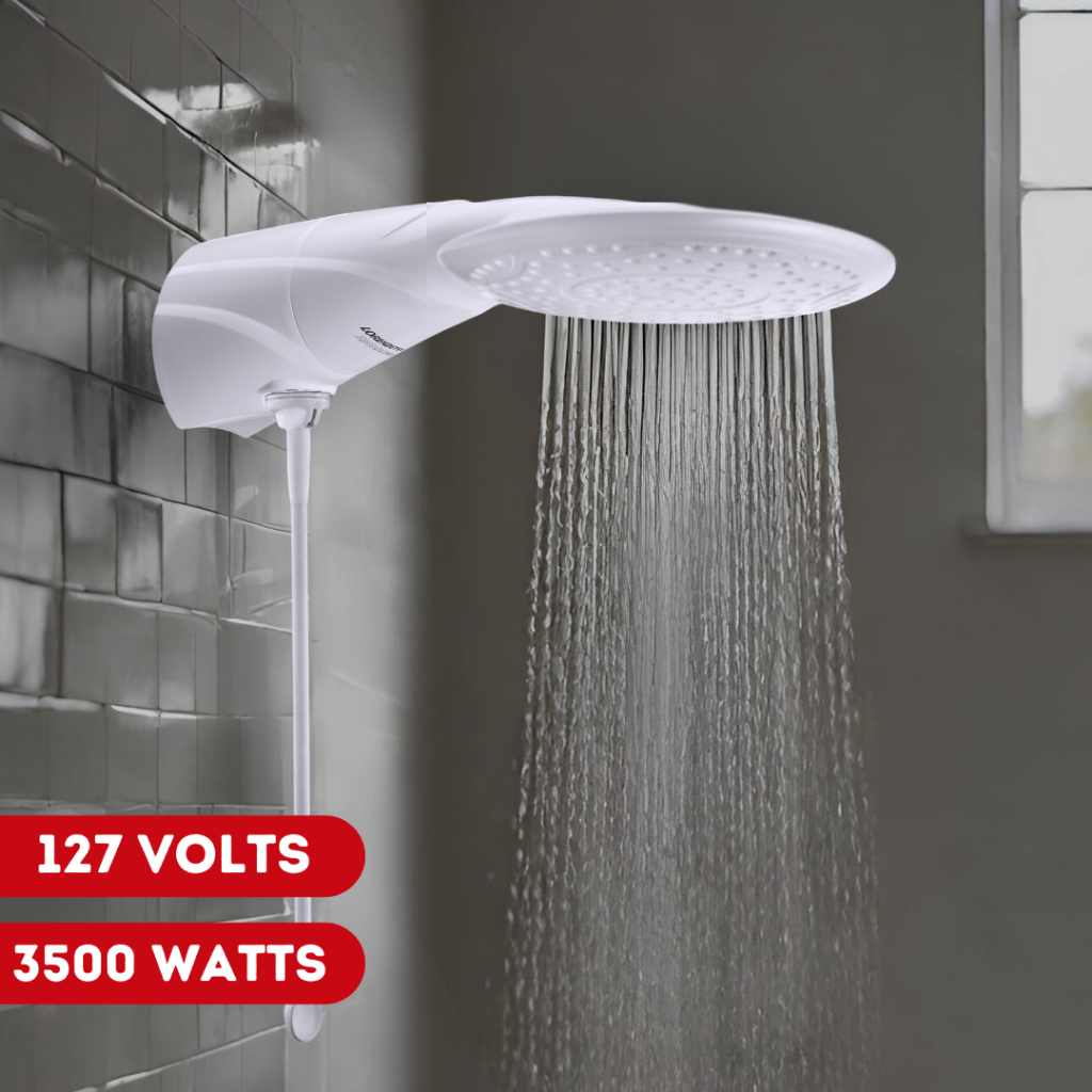 Chuveiro Ducha Advanced Blindado Eletrônico Branco 127v 3500w ...