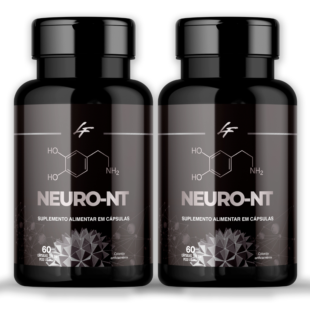 2 Potes Neuro-NT Nootrópico Concentração Memória 120 Cápsulas | Shopee ...