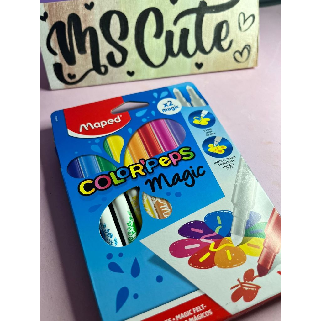 Caneta Hidrografica Color Peps Magic Maped 12 unidades | Shopee Brasil