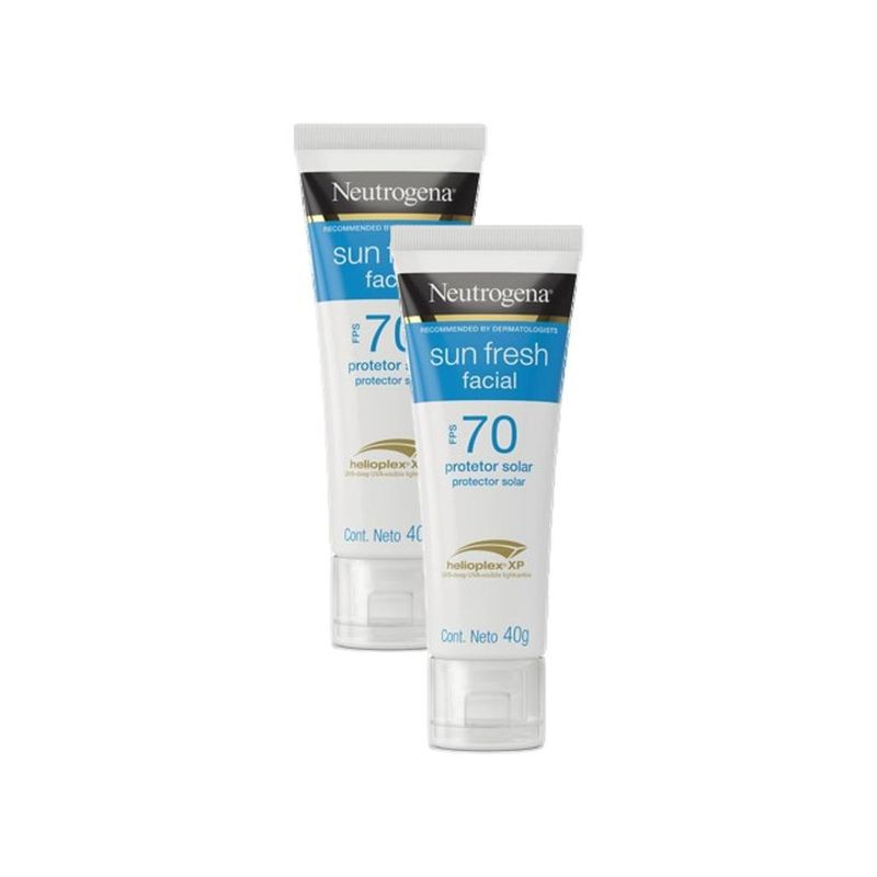 Kit 2 Unidades Neutrogena Protetor Solar Facial Sun Fresh Helioplex XP ...