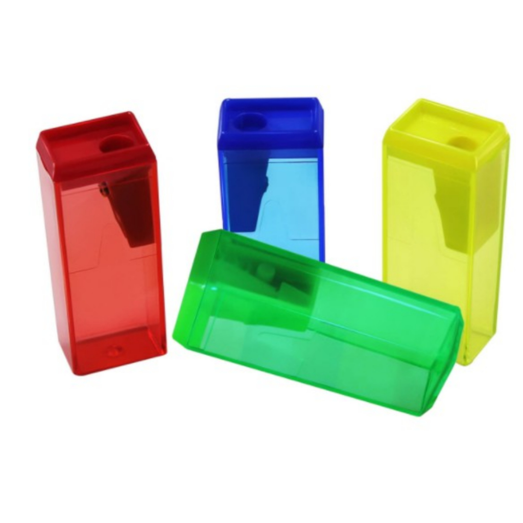 Apontador Plástico com Coletor Onda 1 Unidade Ideal para Escritório e ...