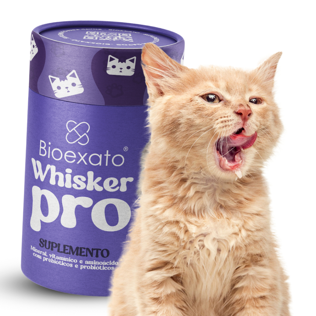 Suplemento Whisker Pro Premium Para Pelagem E Coceira Em Gatos Filhotes ...