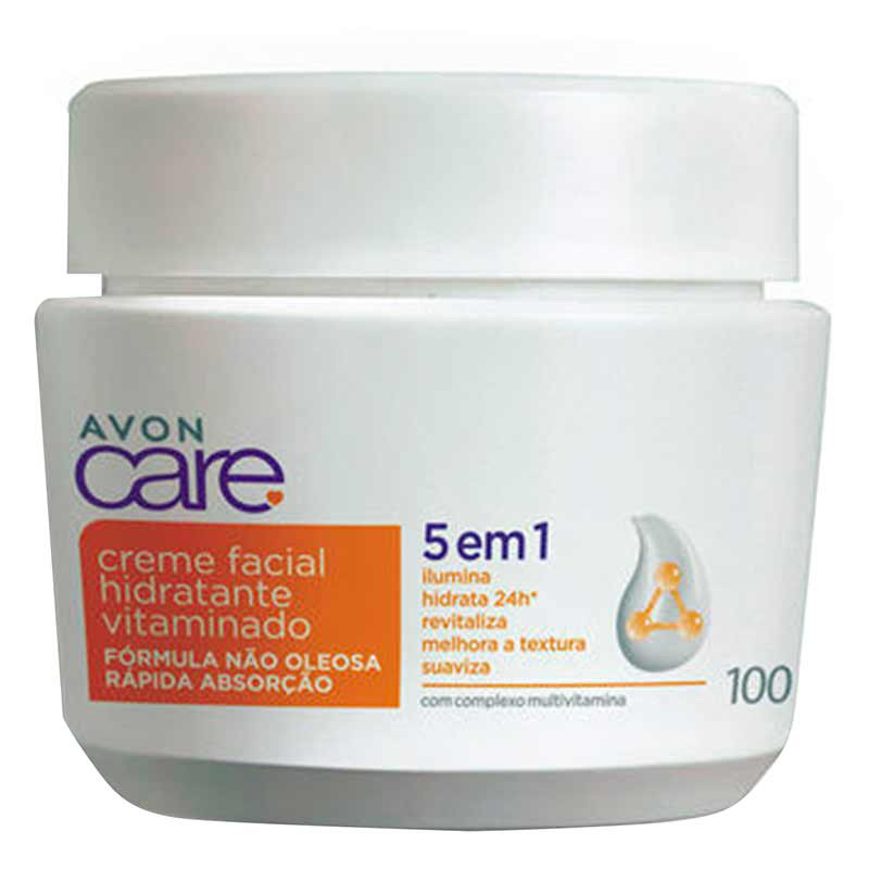 CREME FACIAL AVON CARE HIDRATANTE VITAMINADO 100G | Shopee Brasil