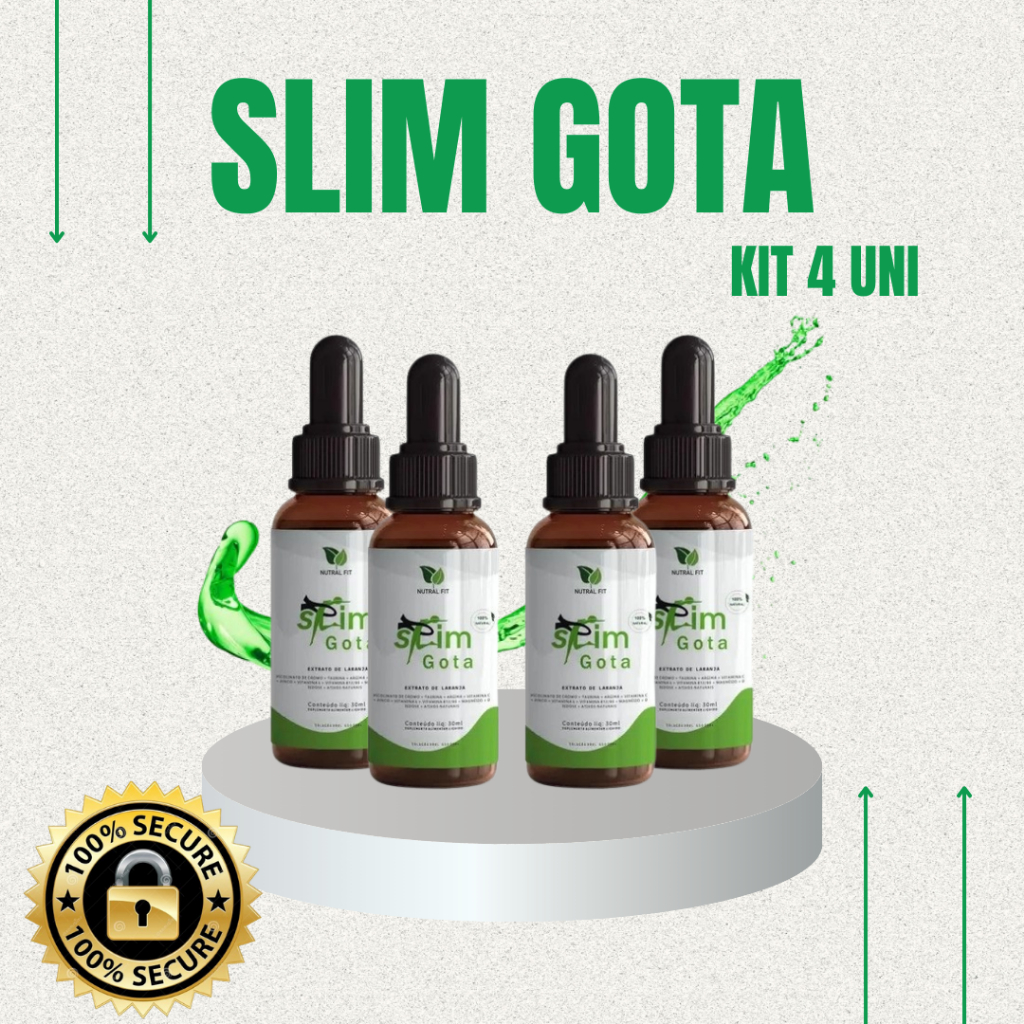 4 SLIM GOTA ORIGINAL SUPER EFICIENTE | Shopee Brasil
