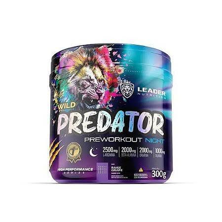 Pré-Treino Wild Predator Night Pre Workout - Leader Nutrition - 300g ...