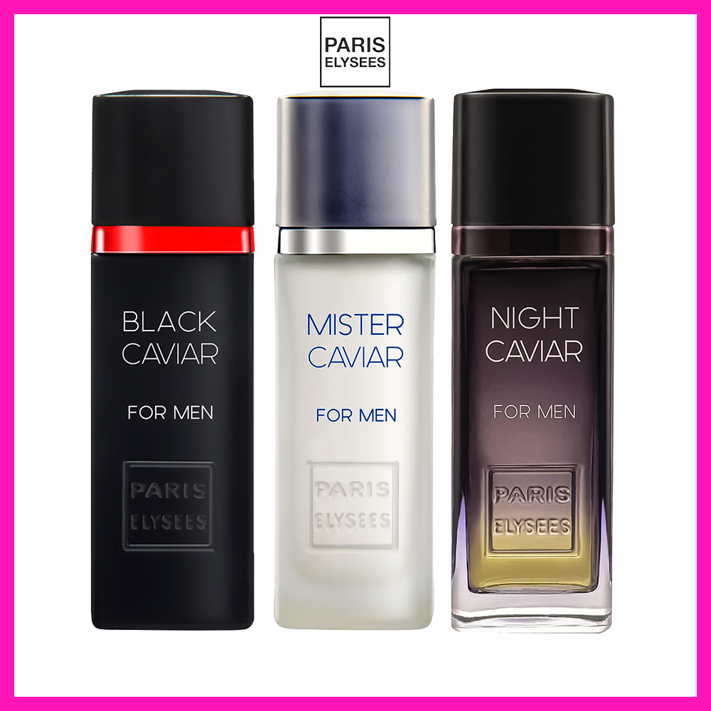 Paris Elysees Perfume Caviar Collection 100ml (Black, Mister ou Night ...
