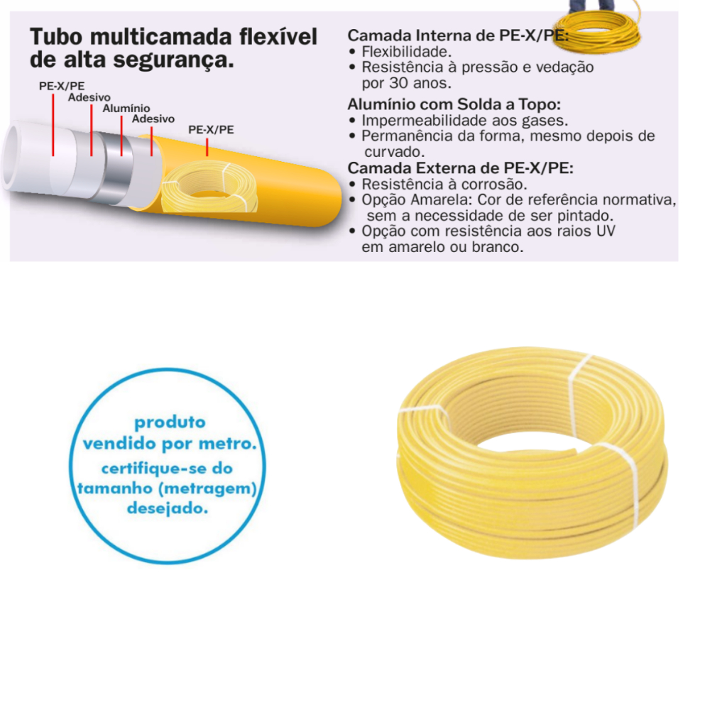 Tubo Pex 16mm Para Gás Astra (Por Metro) | Shopee Brasil