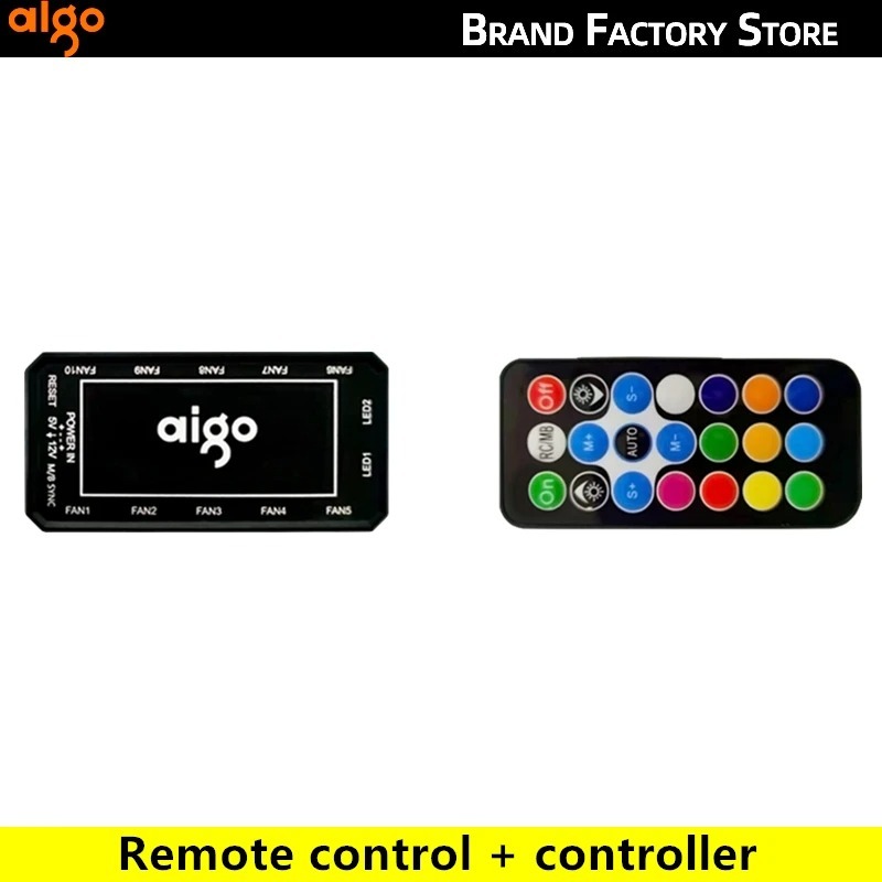 Controladora Aigo AR12, ARGB, 6pin, 10 portas - Faz a Boa!