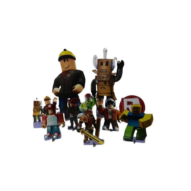 Kit Festa Display Roblox, 10 Mesa ,2 De Chão Para Decoração em Mdf ...