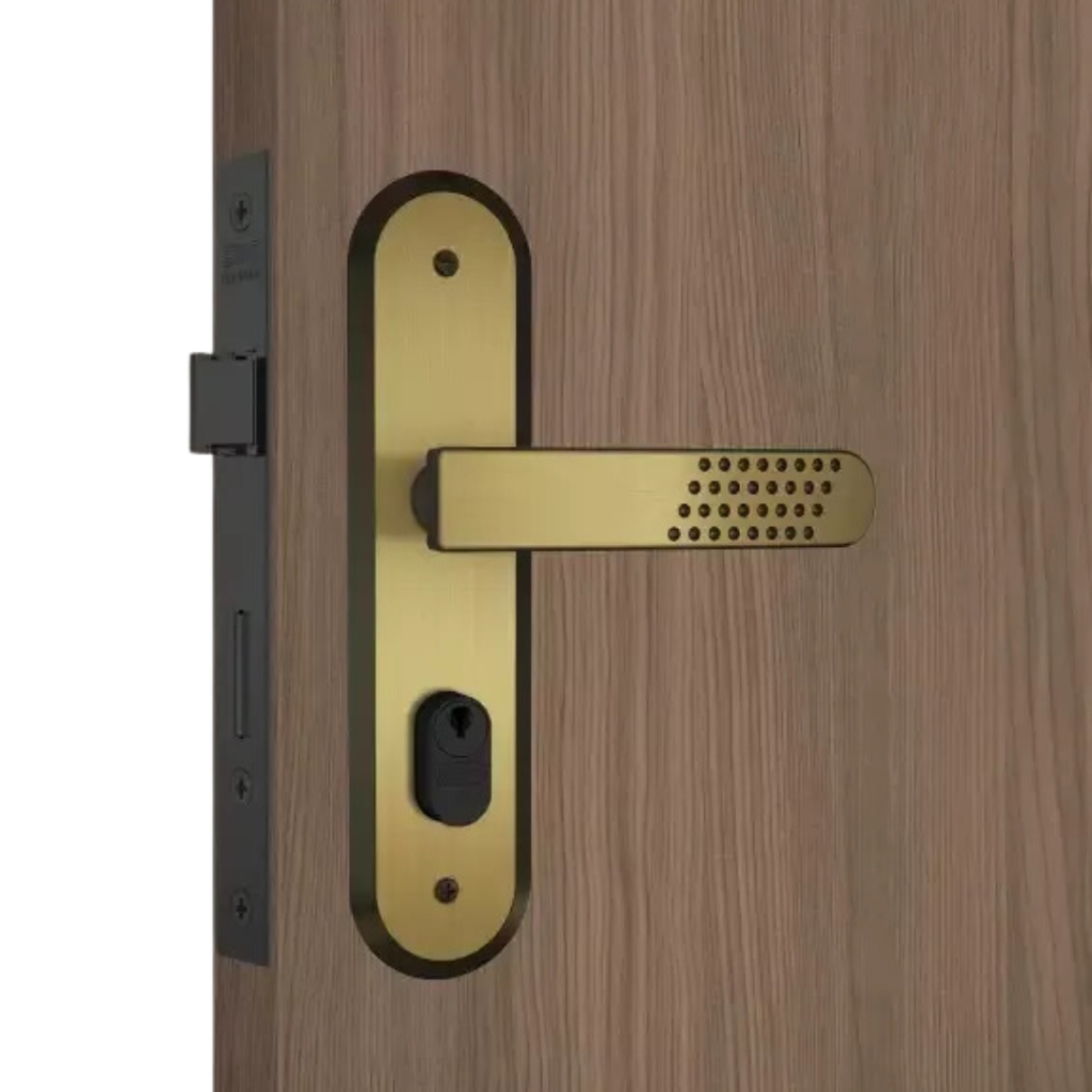 Fechadura Reforçada Luxo para Porta de Madeira 1801/21 Stam | Shopee Brasil