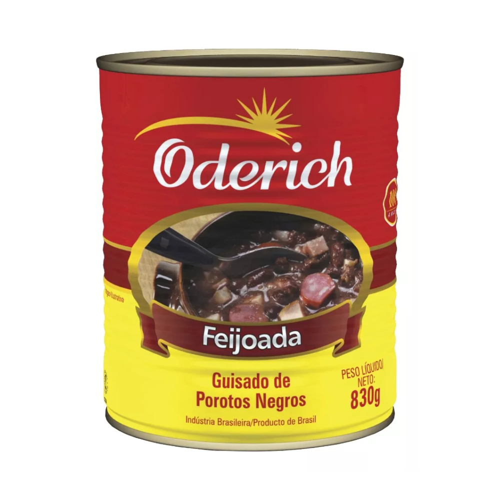 Feijoada Pronta Oderich Enlatada 830g | Shopee Brasil