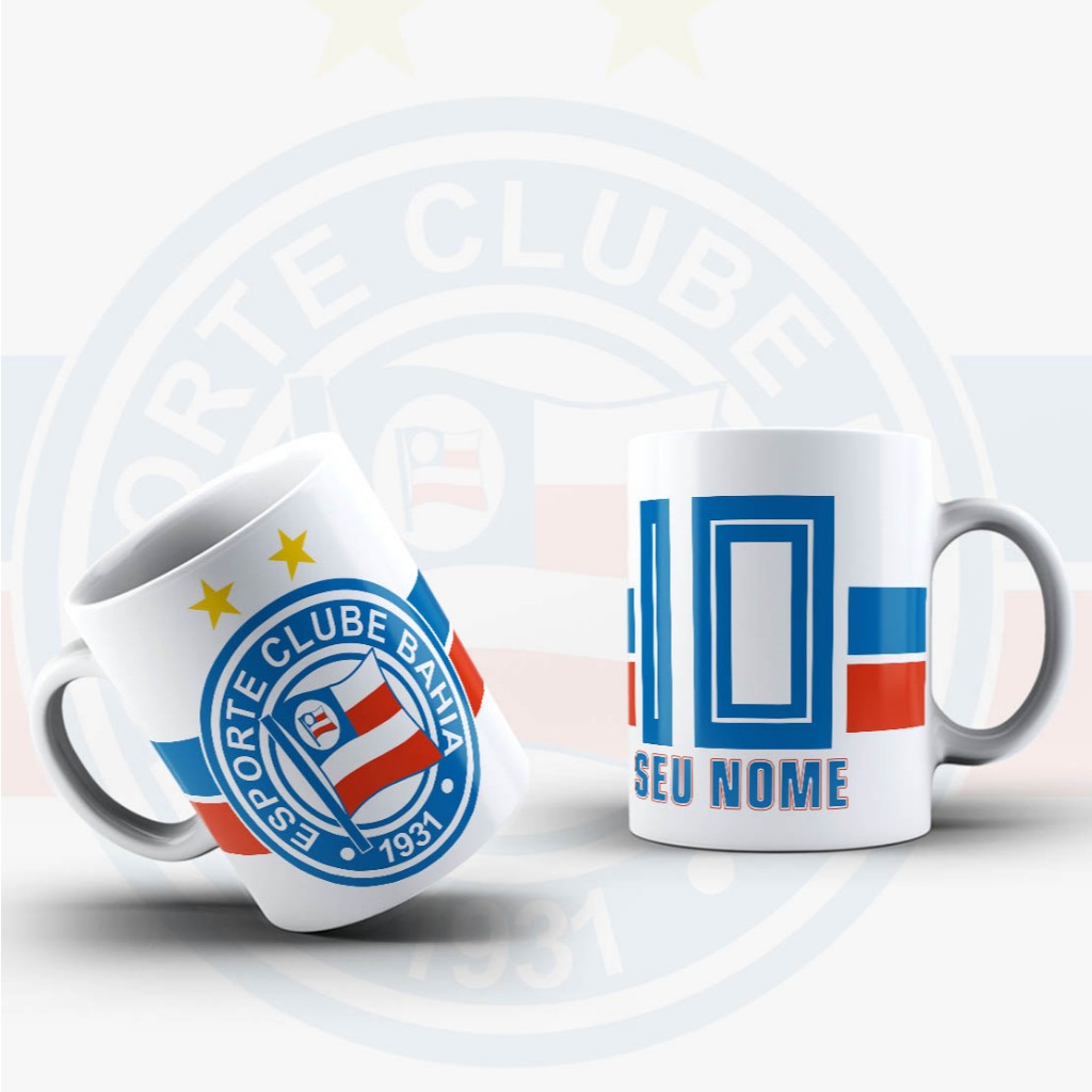 Caneca Personalizada Bahia Com Nome Time Futebol | Shopee Brasil