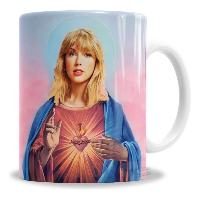 Caneca Porcelana Personalizada Taylor Swift Santa Meme Estampita Taylor ...