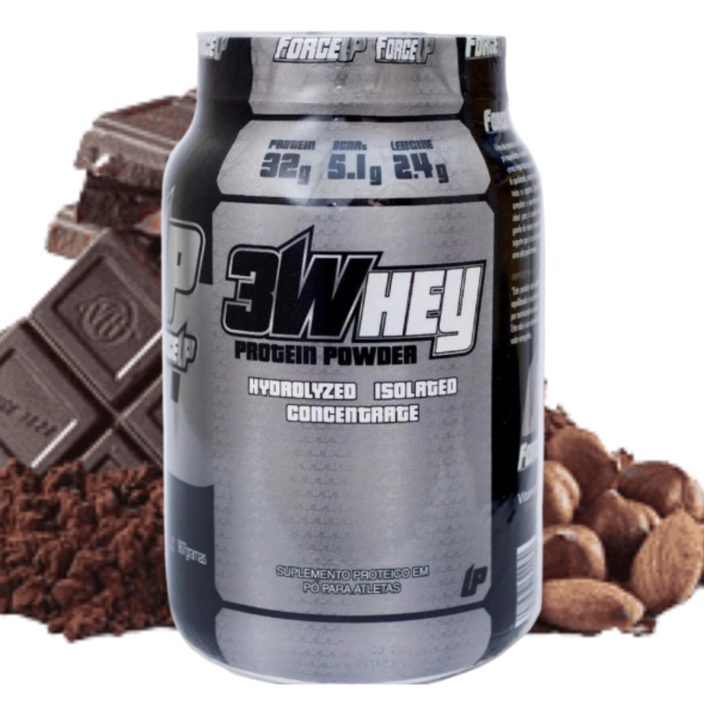 kit 03 Whey Protein 3W Isolado 907g Suplemento Em Pó Academia Whay Way ...
