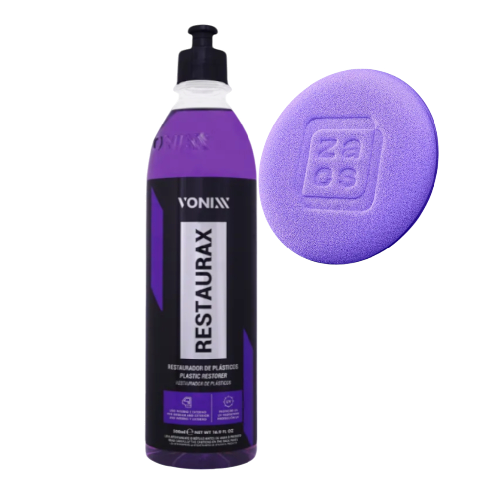 Restaurax Vonixx 500ml Restaurador de Plásticos Interno E Externo Vonix Renova plastico | Shopee ...