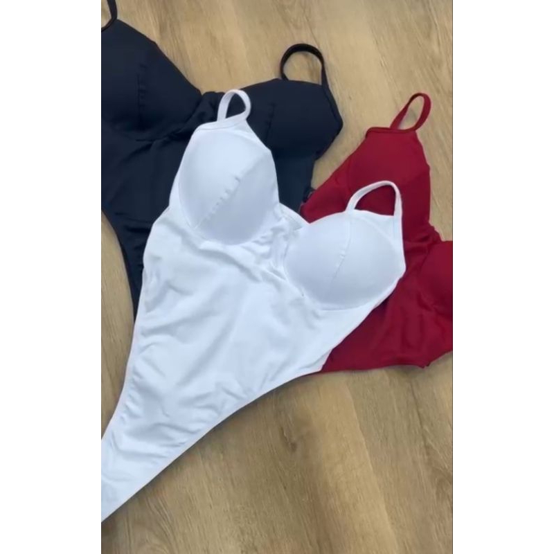 Body Cavado Em Poliamida | Shopee Brasil
