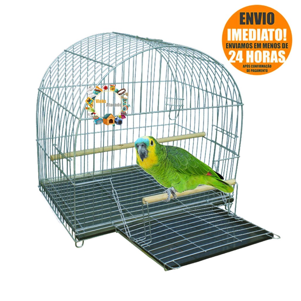 Gaiola Grande Duplex Aberta Para Papagaio Calopsita Louro Loro Maritaca ...
