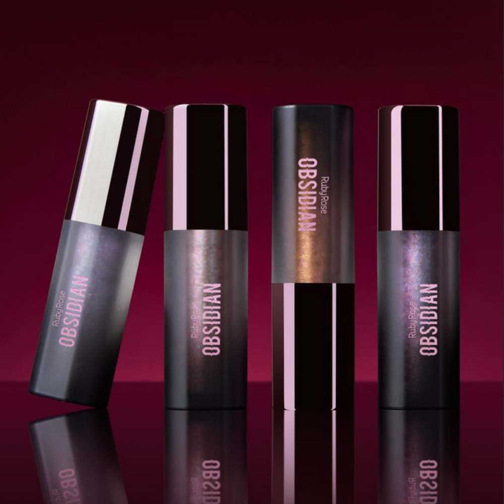 Lip Gloss Obsidian Brilho Labial Ruby Rose | Shopee Brasil