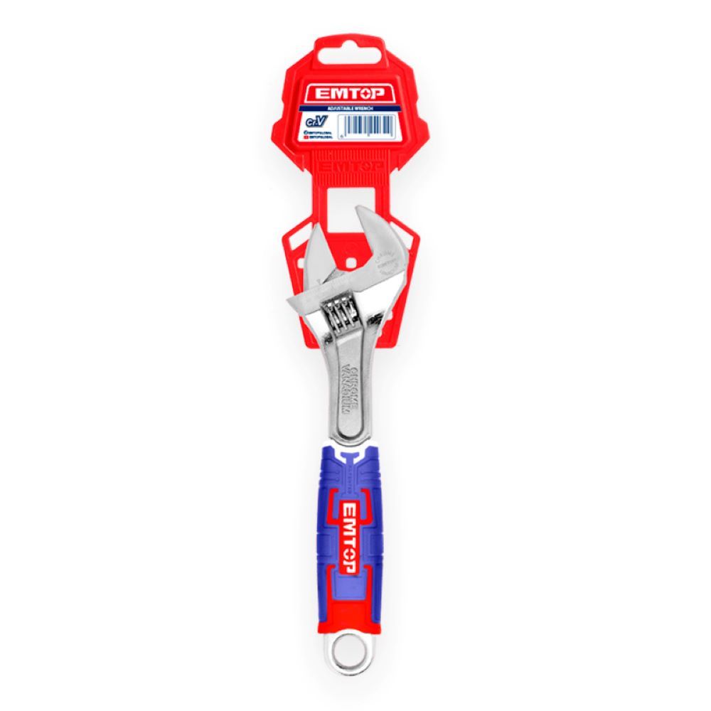 Chave francesa ajustável industrial Cr-v de 6 pol. 150 mm Emtop ...