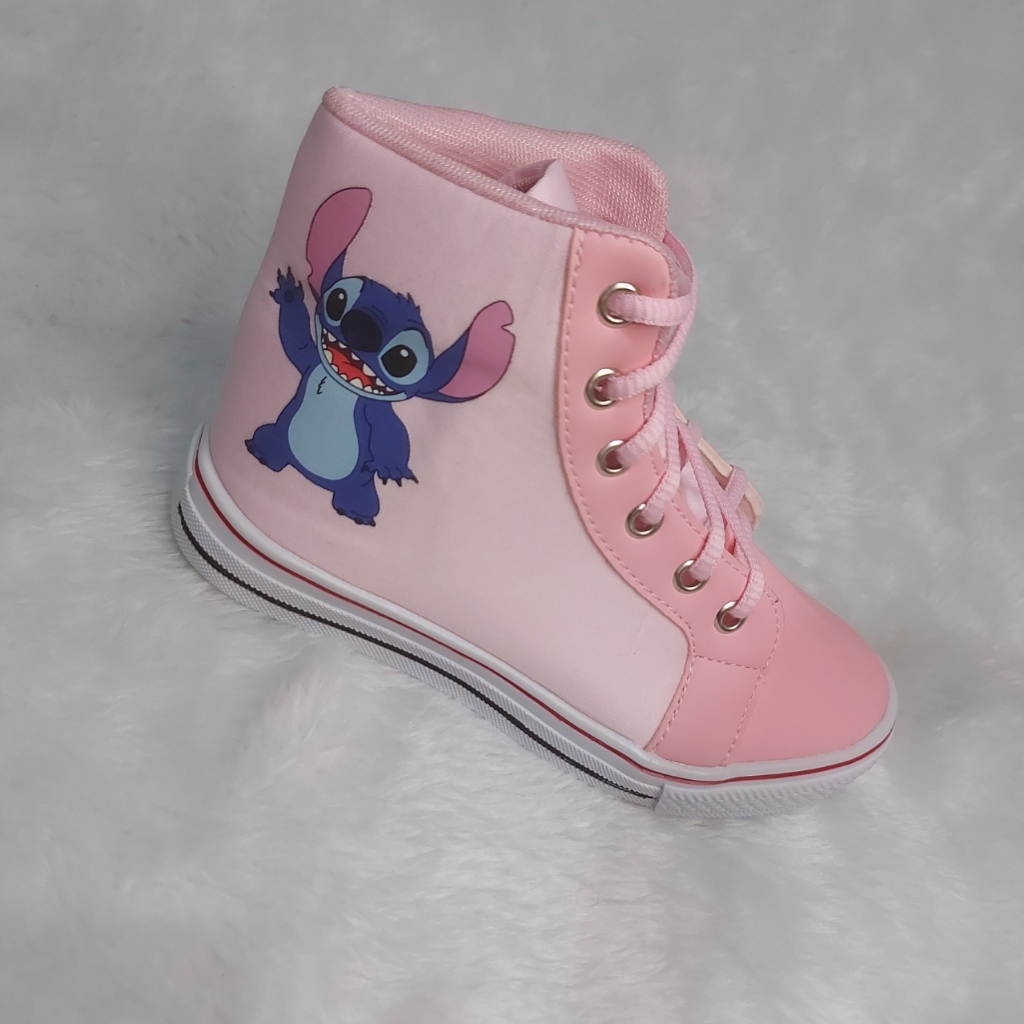 Bota Pelo Menina Botinha Infantil Tênis Cano Alto frio Confortavel ...