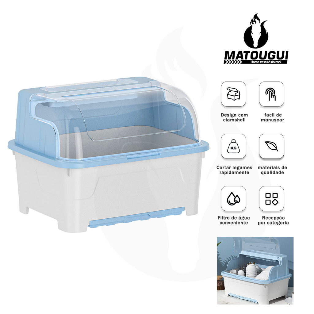 [Matougui] Caixa De Armazenamento De Cozinha Adequada Para Caixa De ...