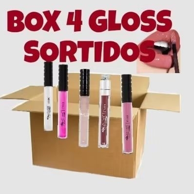Box Max love, Gloss sortidos, promoção, QUEIMA.DE.ESTOQUE. | Shopee Brasil