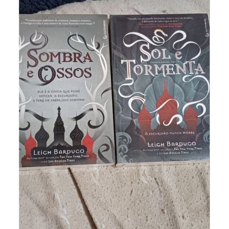 Livros Sombra De Oss*s E Sol E Tormenta - Leigh Bardugo | Shopee Brasil