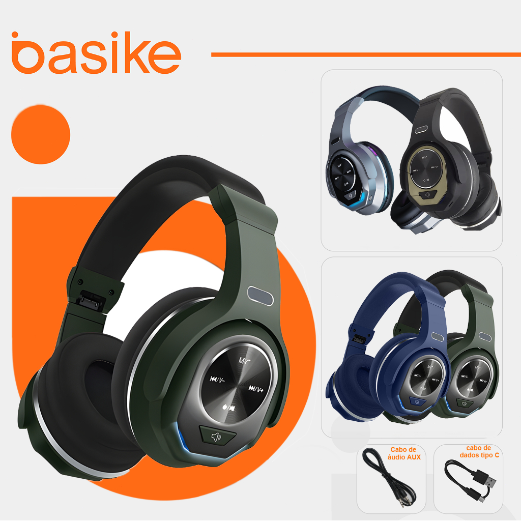Basike headset Bluetooth Fone de ouvido fon-6689 sem fio com função ...